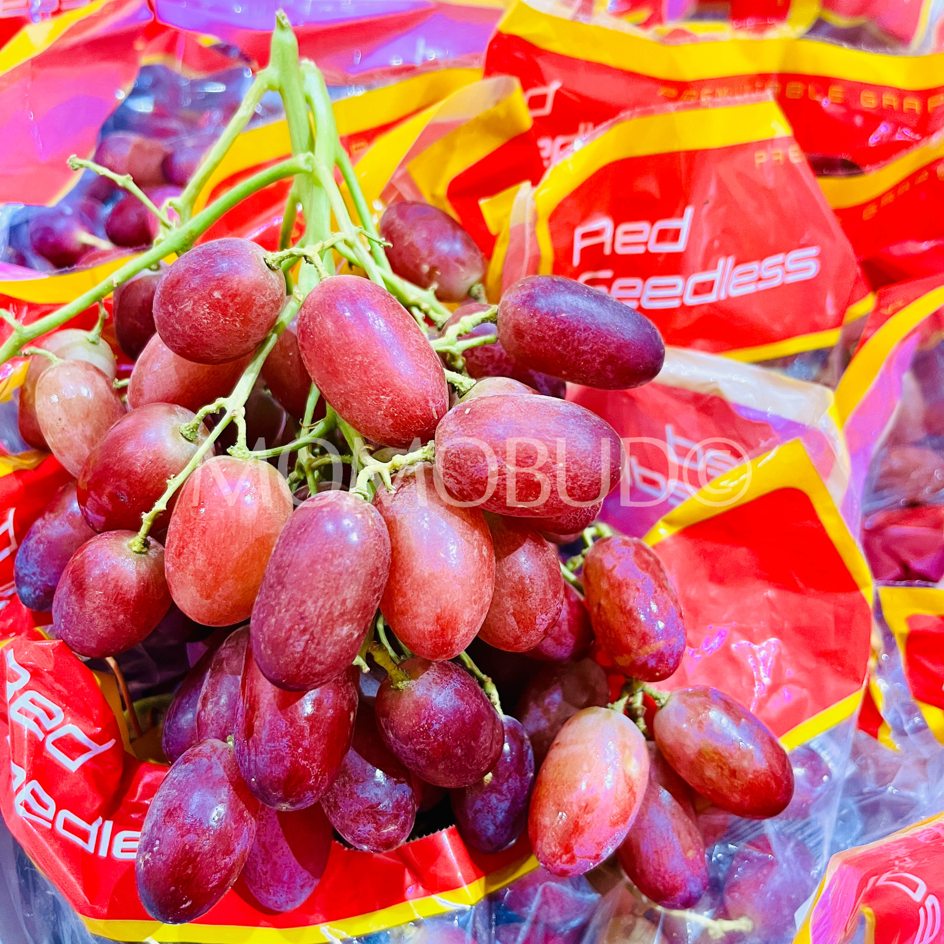 Crunchy Pop™ Red Seedless Grapes (1kg) — MomoBud