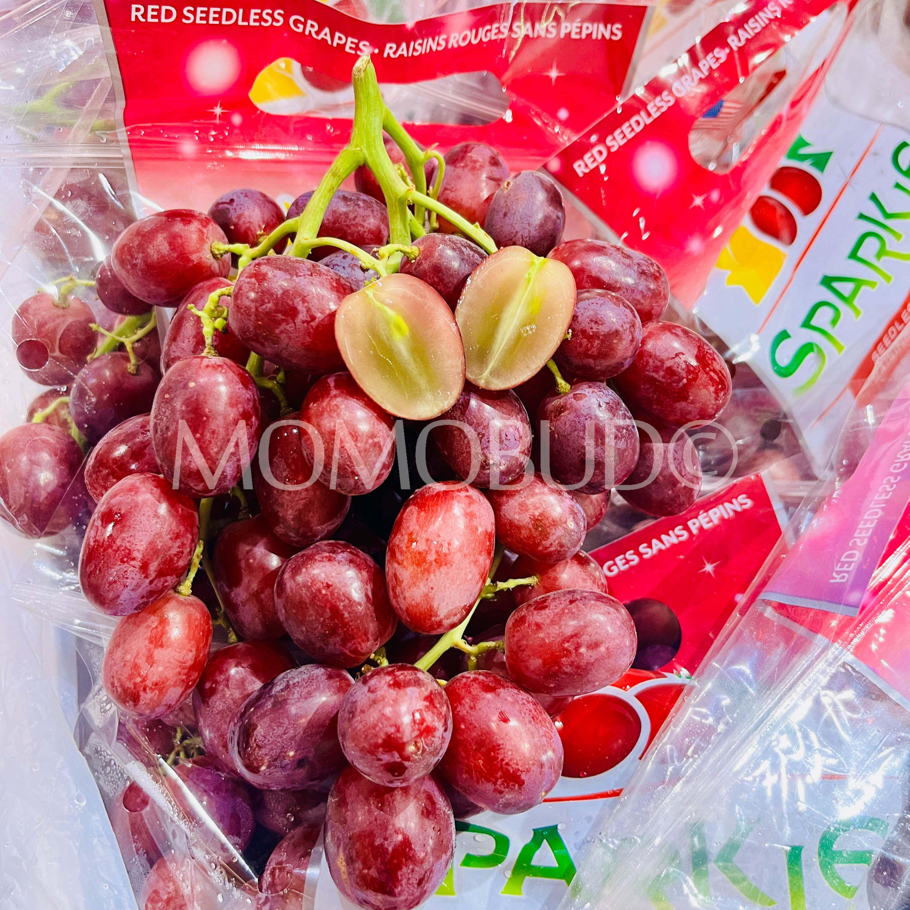 Sparkle™ Red Seedless Grapes (1kg) — MomoBud
