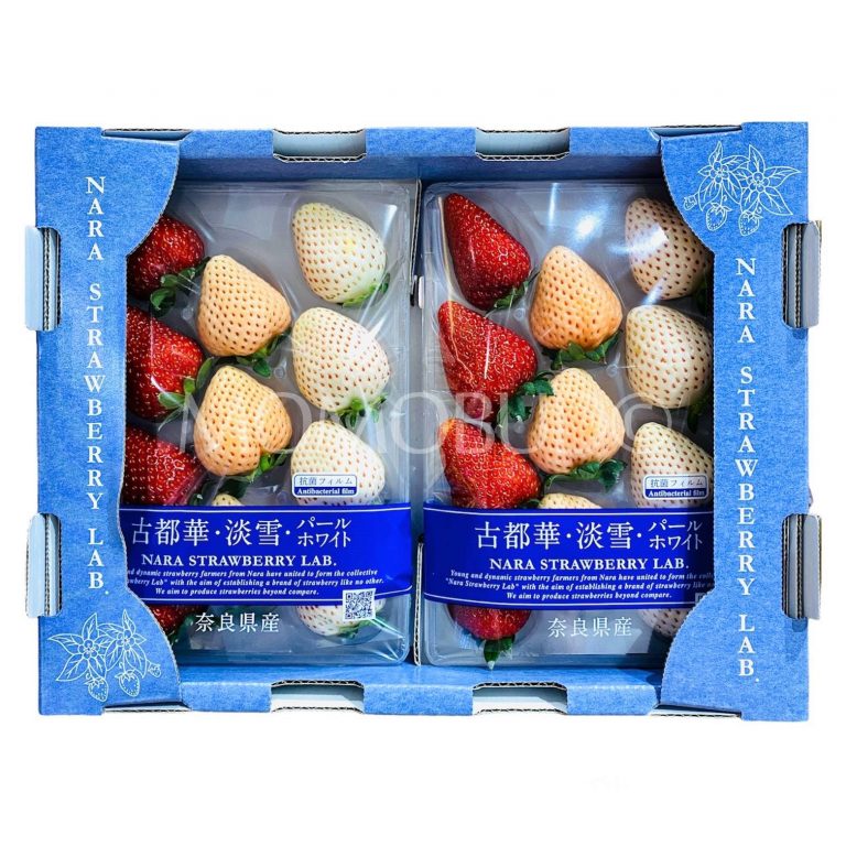 Japanese Nara Strawberry Lab (Pearl White | Awayuki | Kotoka) 280g ...