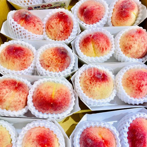 Japanese Yamanashi House Queen Endo White Peach (2pcs/punnet) — MomoBud