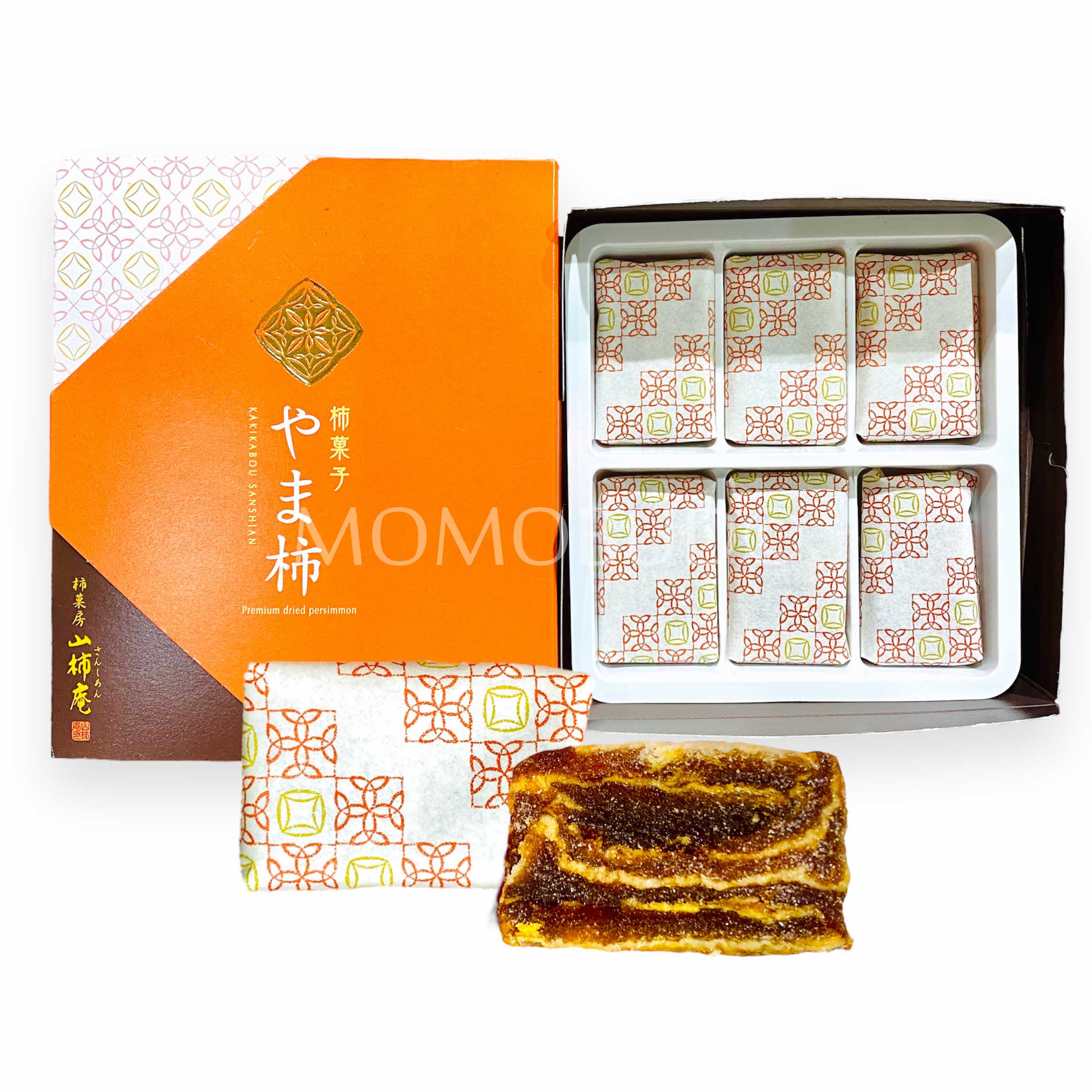 Japanese Kakikabou Sanshian Yamagaki (Rolled Dried Persimmon) Gift Box ...