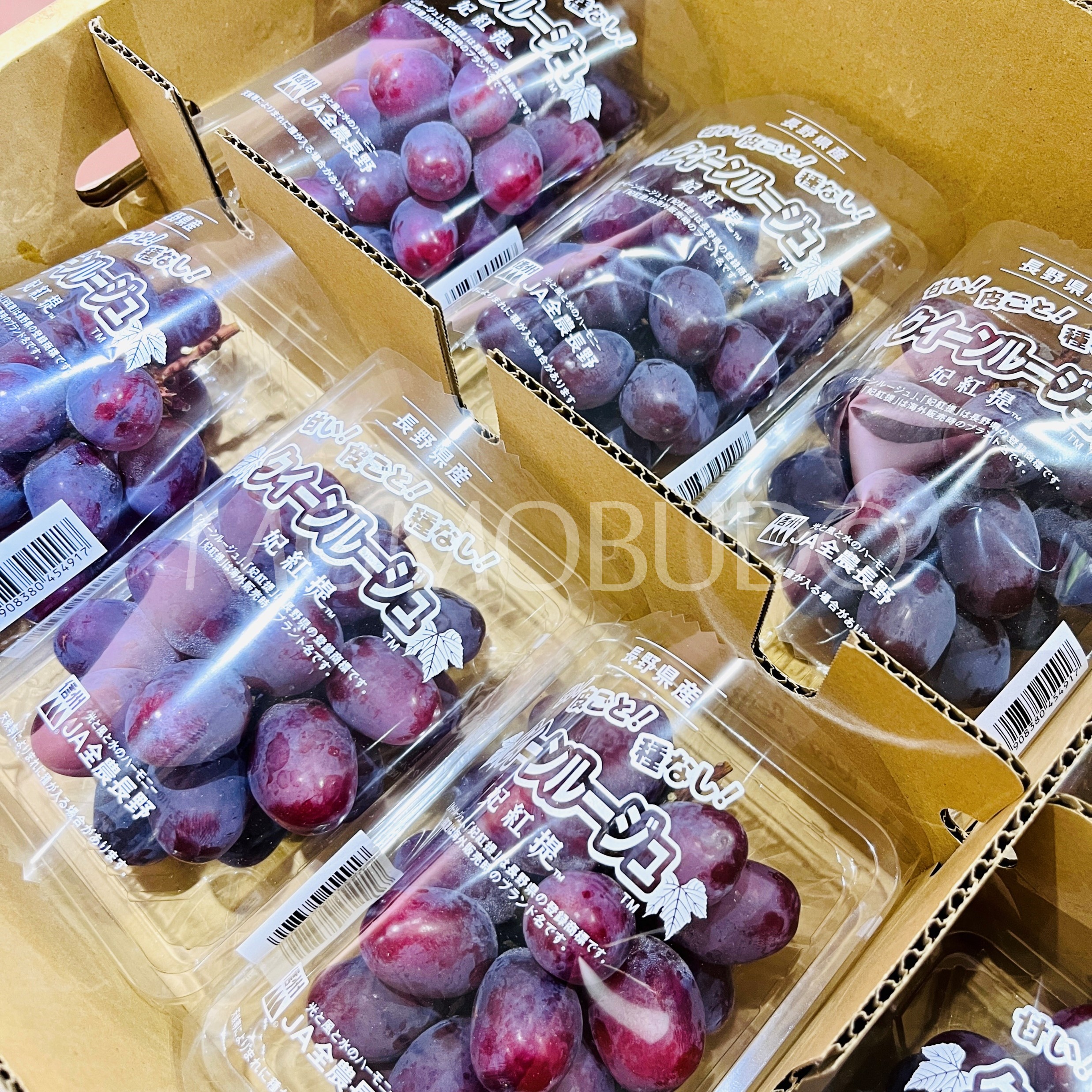 Japanese Queen Rouge® Seedless Grapes (350g punnet) — MomoBud